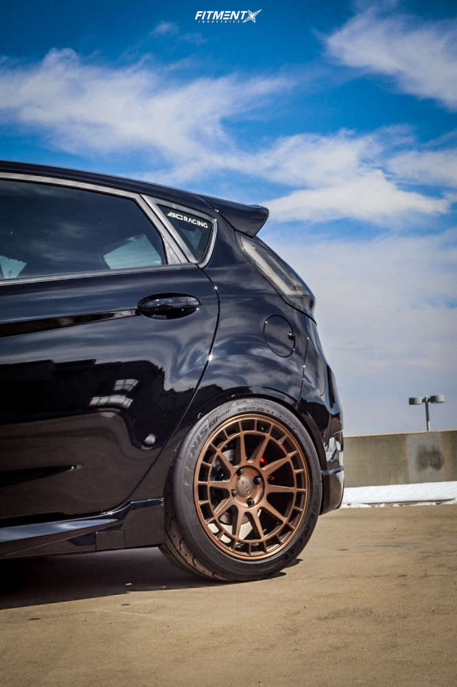 2016 Ford Fiesta ST with 17x8 Rota Recce and Falken 215x45 on Coilovers ...