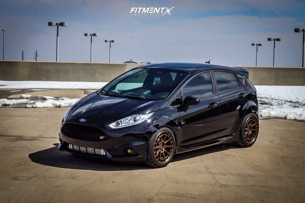 2016 Ford Fiesta ST with 17x8 Rota Recce and Falken 215x45 on Coilovers ...