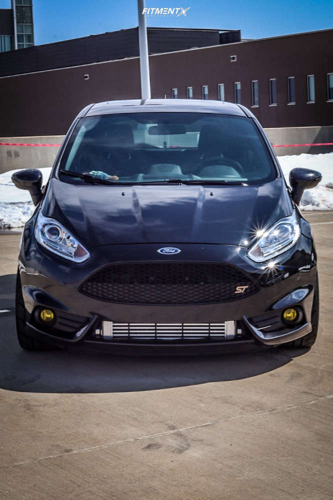 2016 Ford Fiesta ST with 17x8 Rota Recce and Falken 215x45 on Coilovers ...
