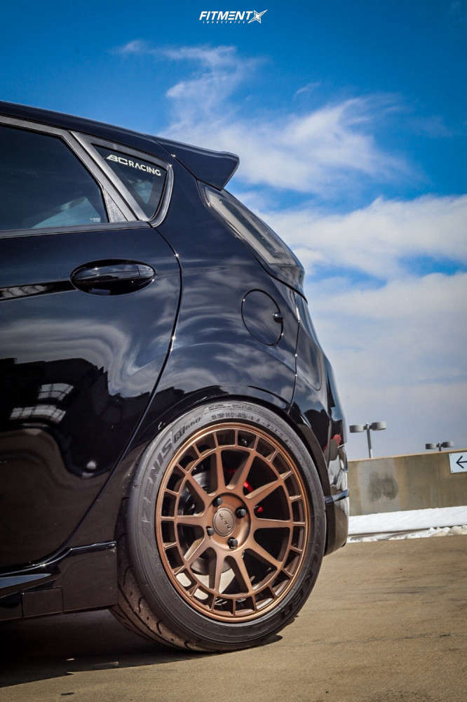 2016 Ford Fiesta ST with 17x8 Rota Recce and Falken 215x45 on Coilovers ...