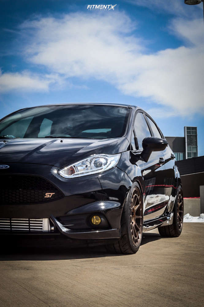 2016 Ford Fiesta ST with 17x8 Rota Recce and Falken 215x45 on Coilovers ...