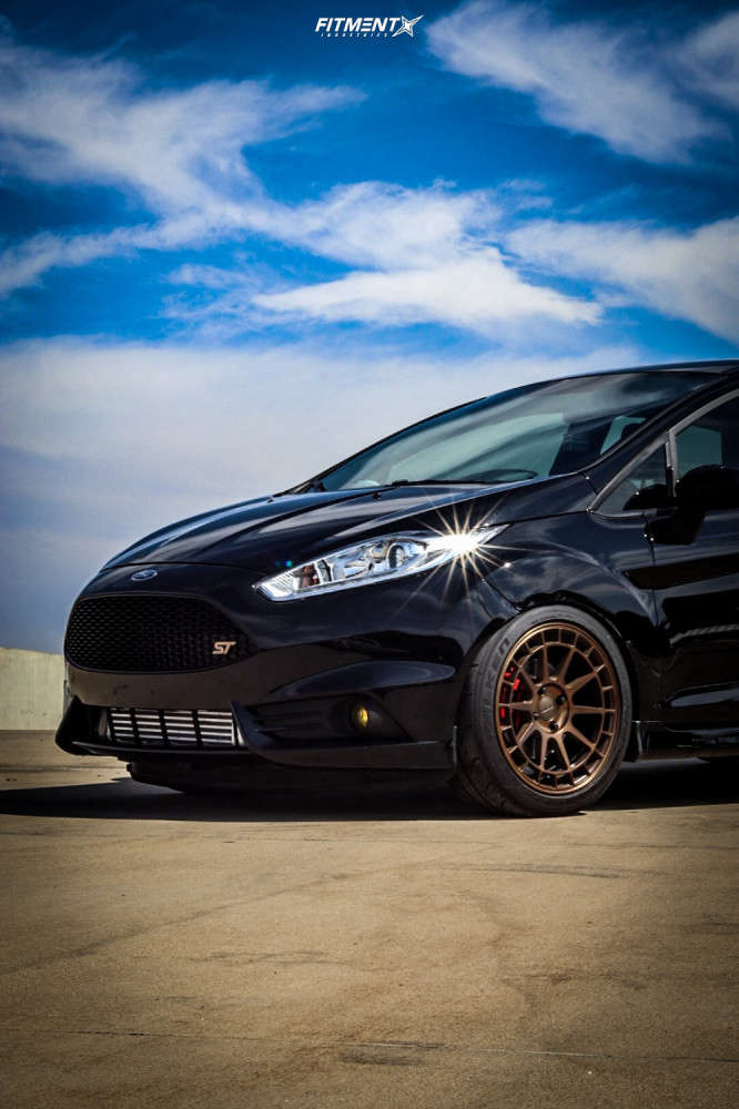2016 Ford Fiesta ST with 17x8 Rota Recce and Falken 215x45 on Coilovers ...
