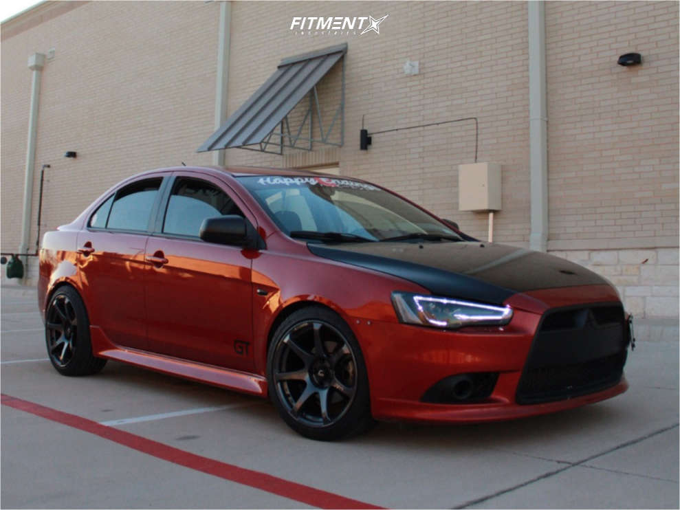 2013 Mitsubishi Lancer GT with 18x9 Cosmis Racing Mr7 and Goodyear ...