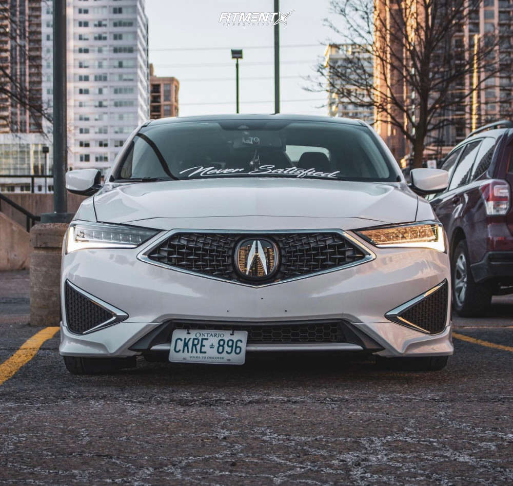 2019 Acura ILX Base with 18x8.5 AVID1 AV6 and Firestone 225x30 on ...