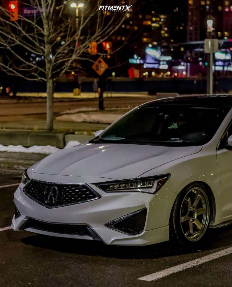 2019 Acura ILX Base with 18x8.5 AVID1 AV6 and Firestone 225x30 on ...