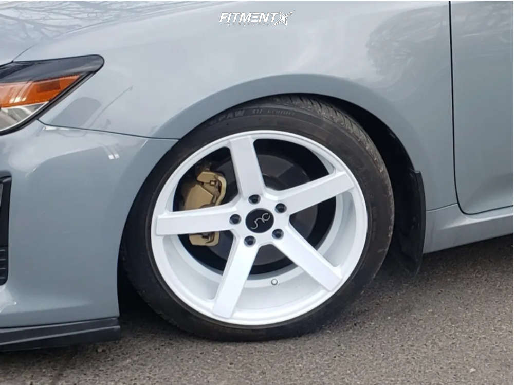 2016 Scion TC Base with 18x9 JNC Jnc026 and Uniroyal 225x45 on Lowering ...