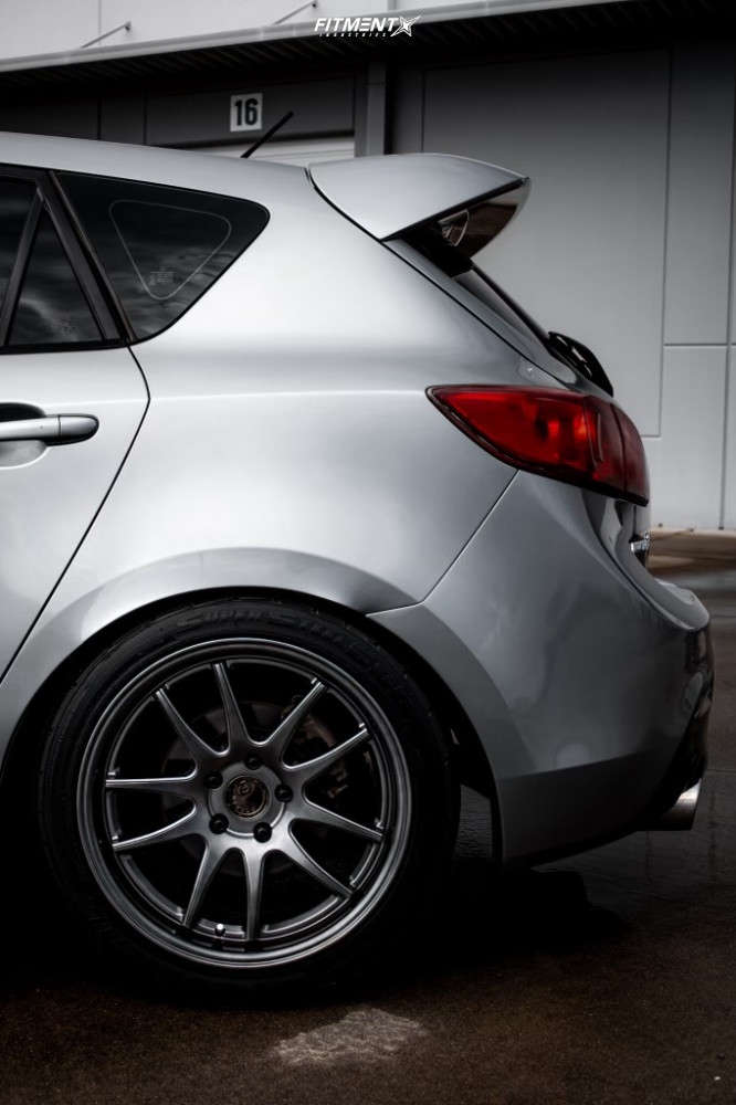 2013 Mazda MazdaSpeed3 Base with 18x8.5 Aodhan Ds02 and Federal 235x40 on Coilovers | 1588855 ...