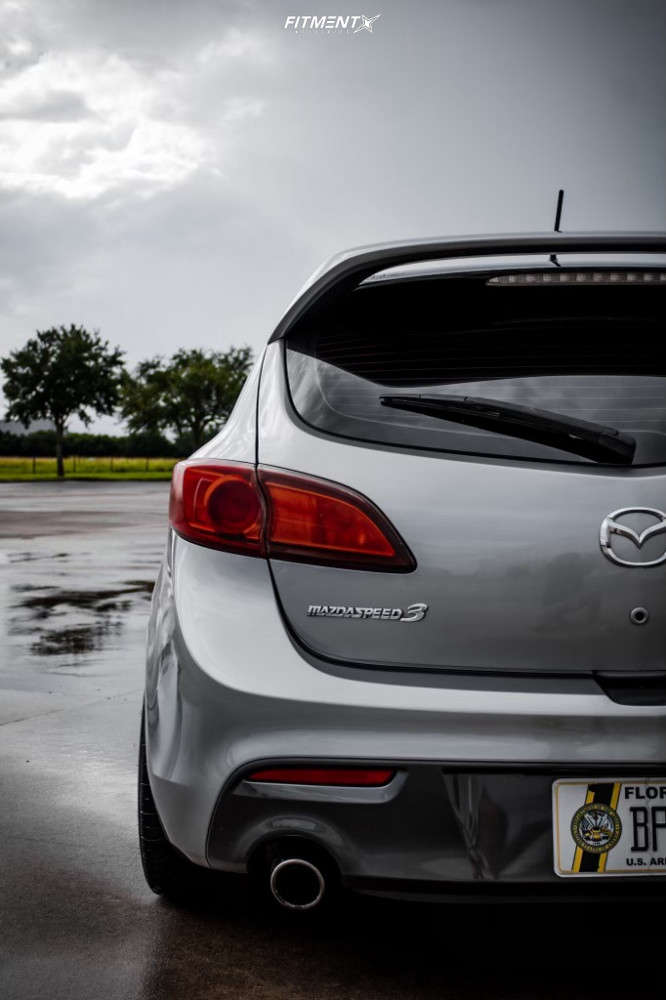 2013 Mazda MazdaSpeed3 Base with 18x8.5 Aodhan Ds02 and Federal 235x40 on Coilovers | 1588855 ...