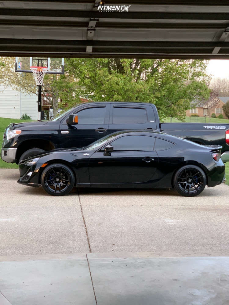 2013 Scion FR-S Base with 18x9.5 Option Lab R716 and Nitto 245x45 on ...