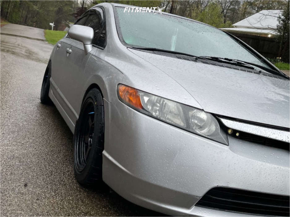 2008 Honda Civic LX with 16x8 MST Time Attack and Falken 215x45 on ...
