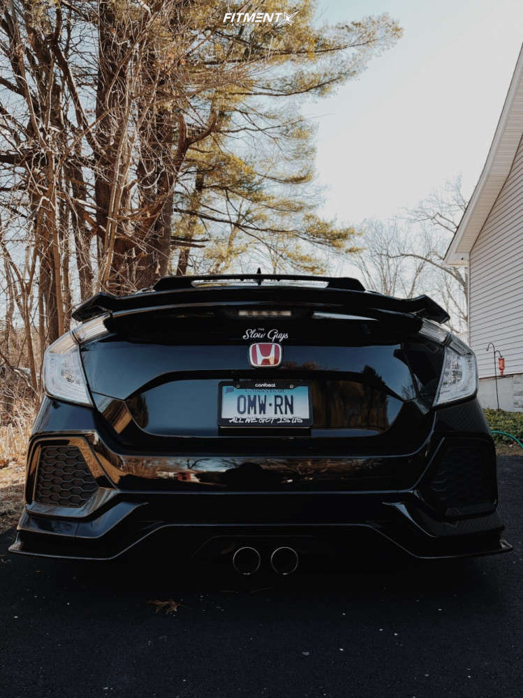 2017 Honda Civic Sport with 18x9.5 Kansei Knp and Achilles 215x40 on ...