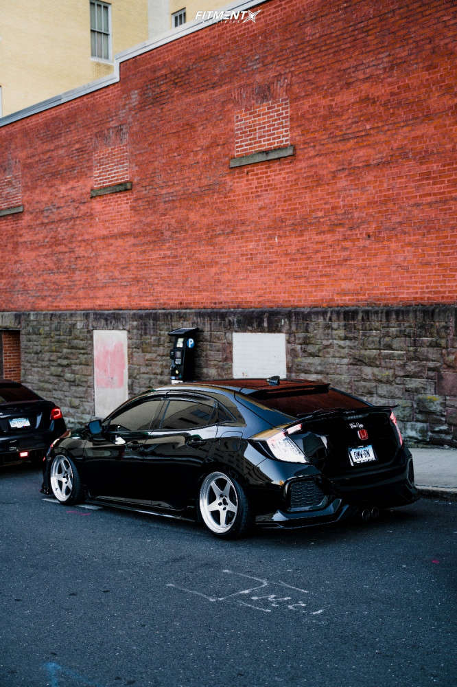 2017 Honda Civic Sport with 18x9.5 Kansei Knp and Achilles 215x40 on Air Suspension | 1591395 ...