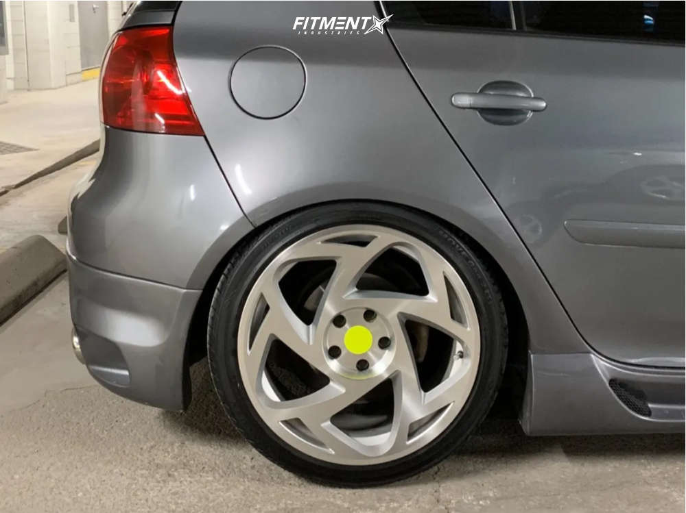 2007 Volkswagen Rabbit 2.5 with 18x8.5 Radi8 R8s5 and Ironman 225x40 on ...