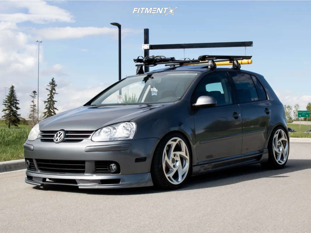 2007 Volkswagen Rabbit 2.5 with 18x8.5 Radi8 R8s5 and Ironman 225x40 on ...