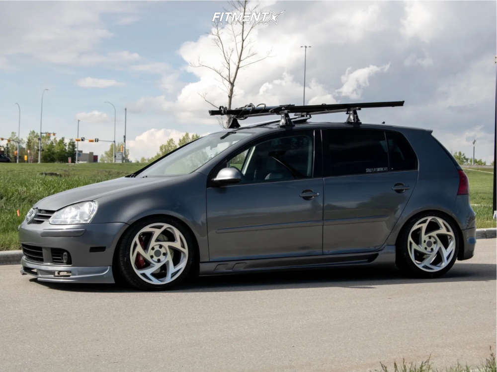 2007 Volkswagen Rabbit 2.5 with 18x8.5 Radi8 R8s5 and Ironman 225x40 on ...