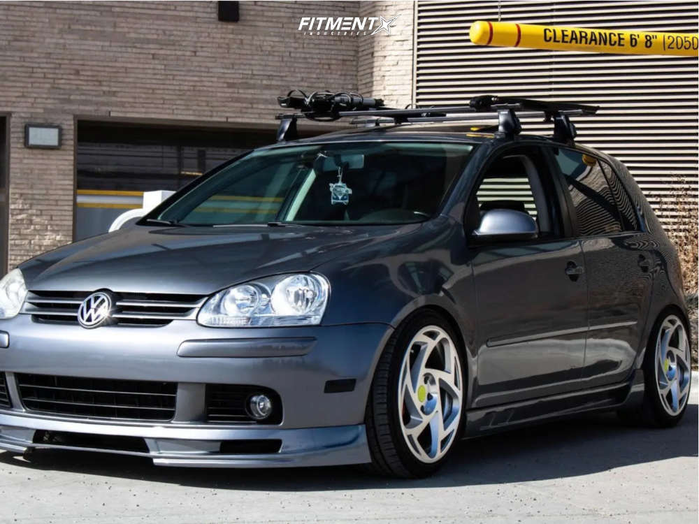 2007 Volkswagen Rabbit 2.5 with 18x8.5 Radi8 R8s5 and Ironman 225x40 on ...