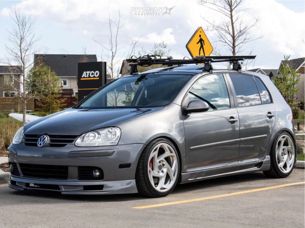 2007 Volkswagen Rabbit 2.5 with 18x8.5 Radi8 R8s5 and Ironman 225x40 on ...