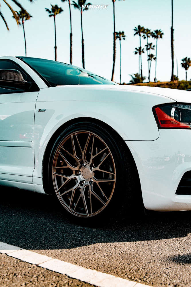2010 Audi A3 Base with 18x8.5 F1R F103 and Hankook 235x40 on Coilovers ...