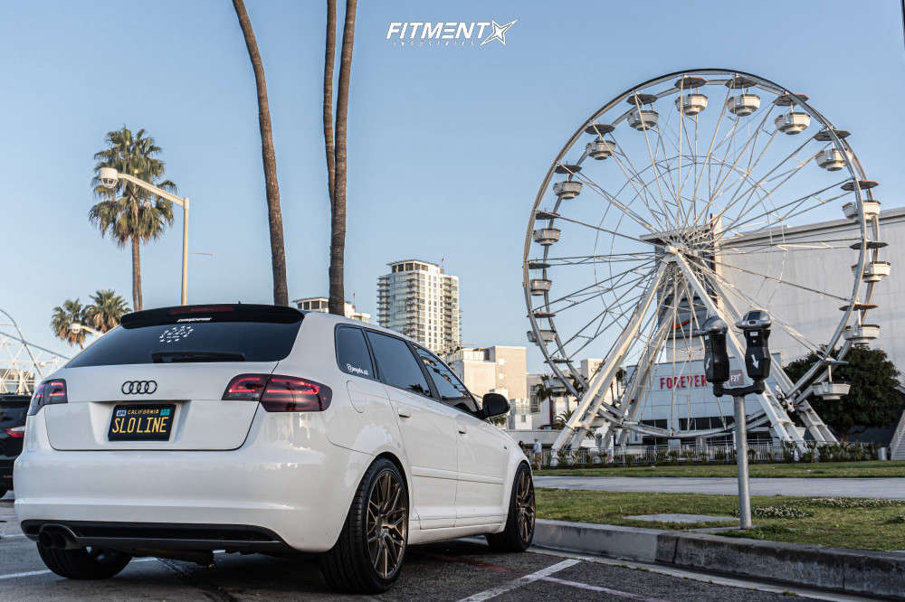 2010 Audi A3 Base with 18x8.5 F1R F103 and Hankook 235x40 on Coilovers ...