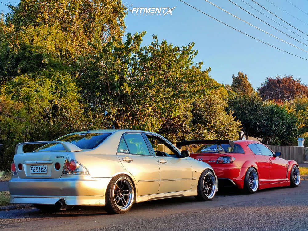 1999 Lexus IS300 Base with 18x9.5 Bgw Emotions and Triangle 225x40 on ...