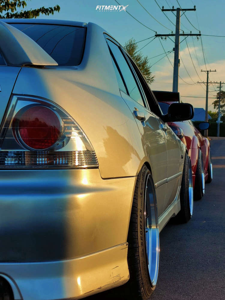 1999 Lexus IS300 Base with 18x9.5 Bgw Emotions and Triangle 225x40 on ...