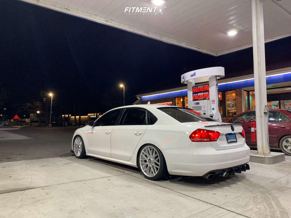 2012 Volkswagen Passat SE with 19x8.5 Rotiform Rse and Goodyear 235x35 ...