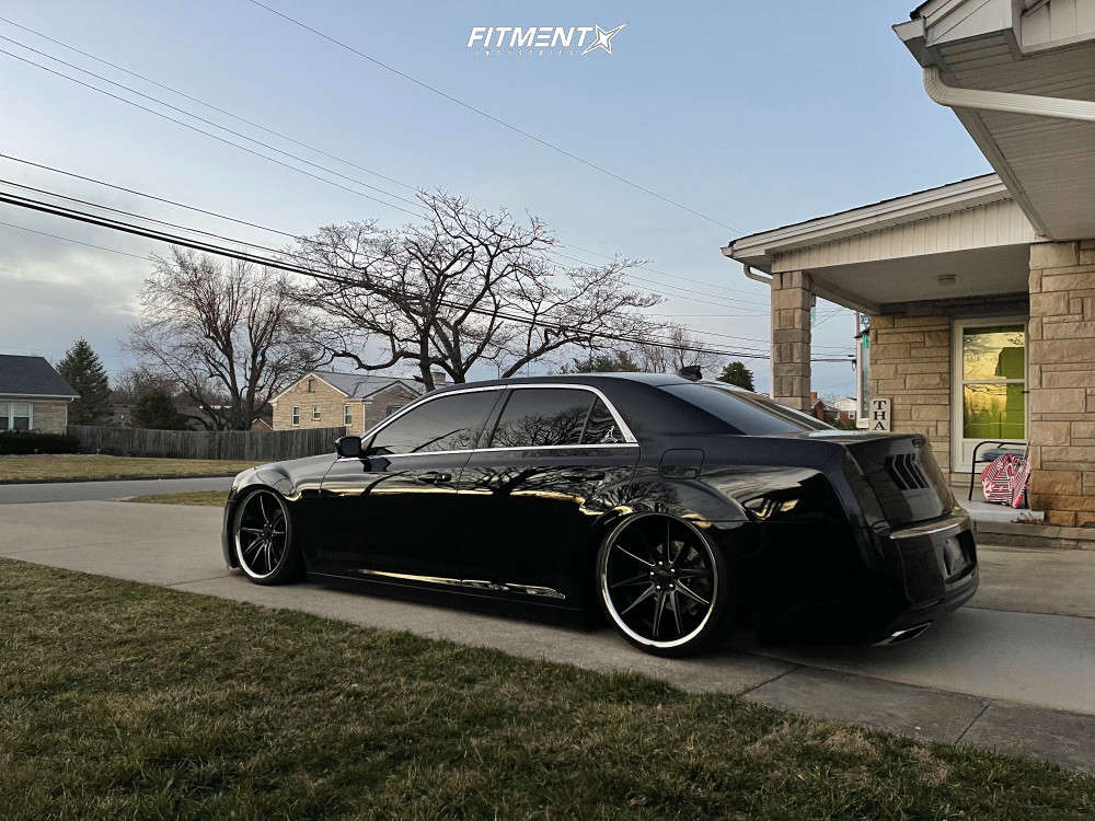 2016 Chrysler 300 C with 22x9 Asanti Black Abl-5 and Nexen 265x30 on ...