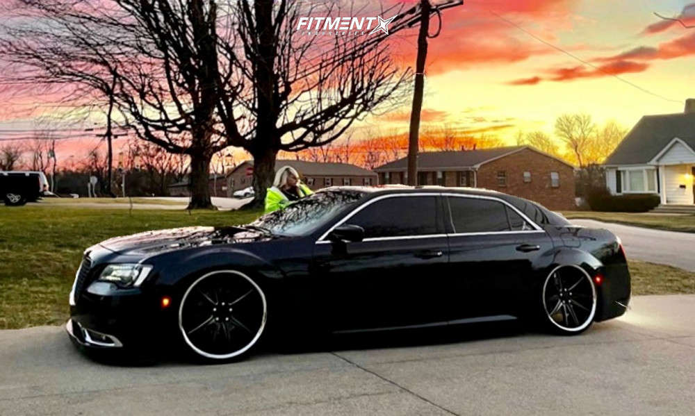 2016 Chrysler 300 C with 22x9 Asanti Black Abl-5 and Nexen 265x30 on Air Suspension | 1594095 ...