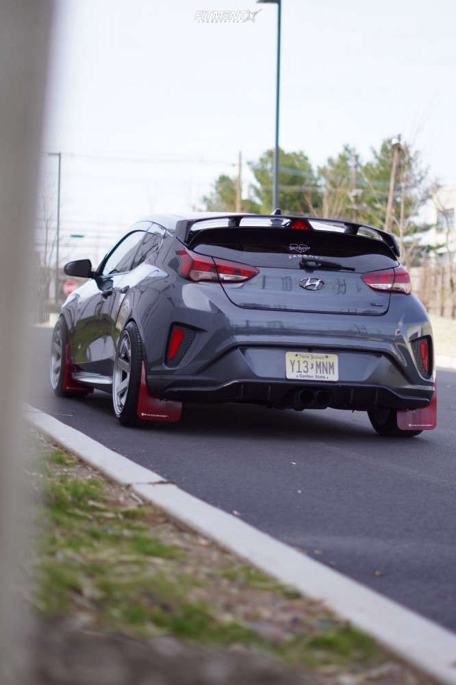 2019 Hyundai Veloster Turbo R-Spec with 18x9.5 AVID1 AV6 and Pirelli ...