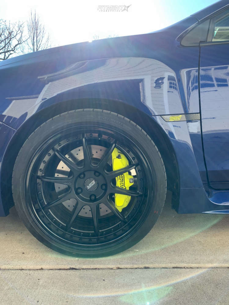 2020 Subaru WRX STI Base with 19x9.5 ESR Cs12 and Yokohama 245x35 on ...
