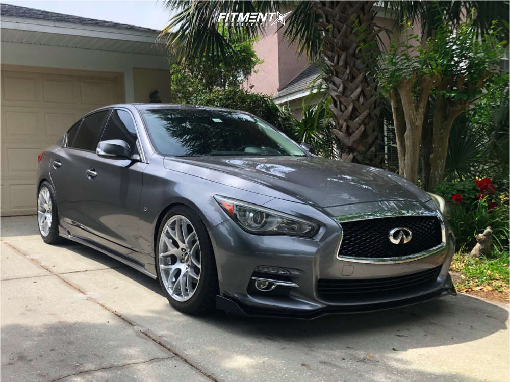 2014 INFINITI Q50 Premium with 19x9.5 VMR V710 and Federal 255x40 on ...