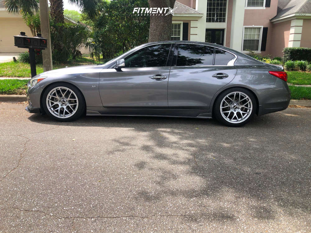 2014 INFINITI Q50 Premium with 19x9.5 VMR V710 and Federal 255x40 on ...