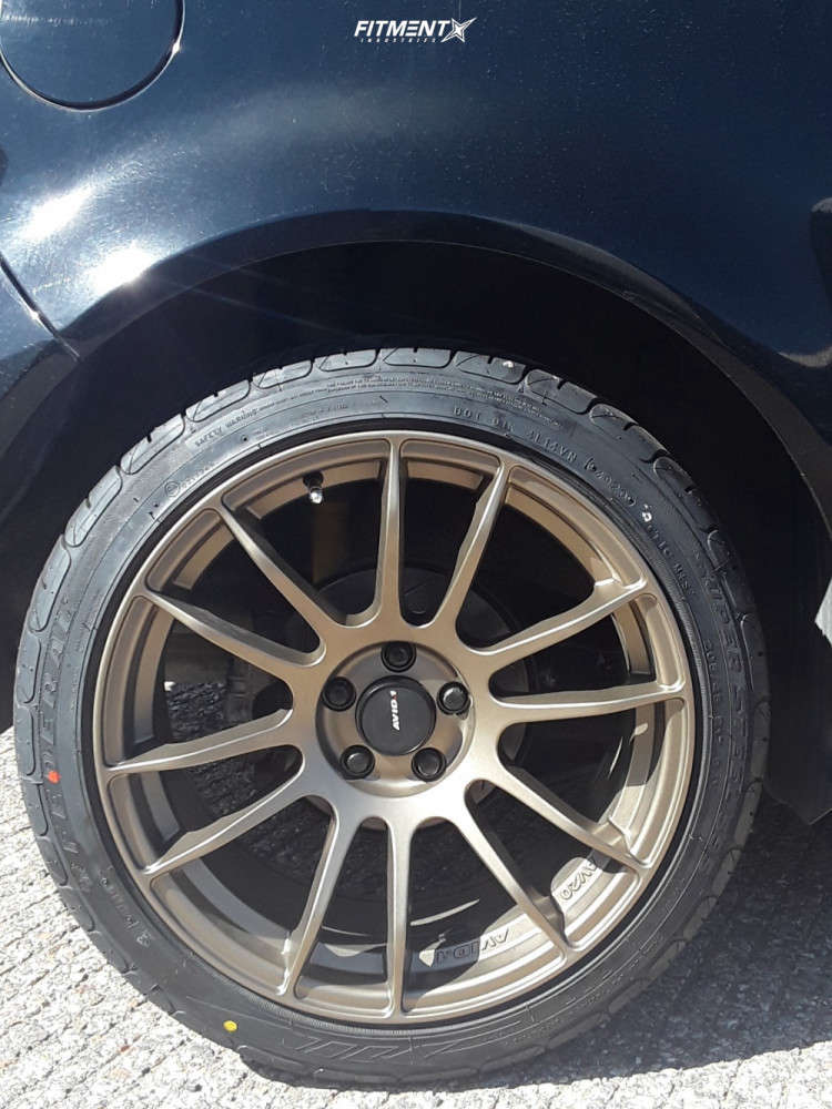 2004 Volkswagen Golf GTI VR6 with 17x8 AVID1 AV20 and Federal 205x45 on ...