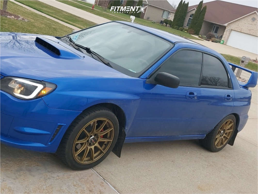 2006 Subaru Impreza WRX TR with 17x7.5 XXR 527 and Nitto 225x45 on Stock Suspension | 1598672 ...