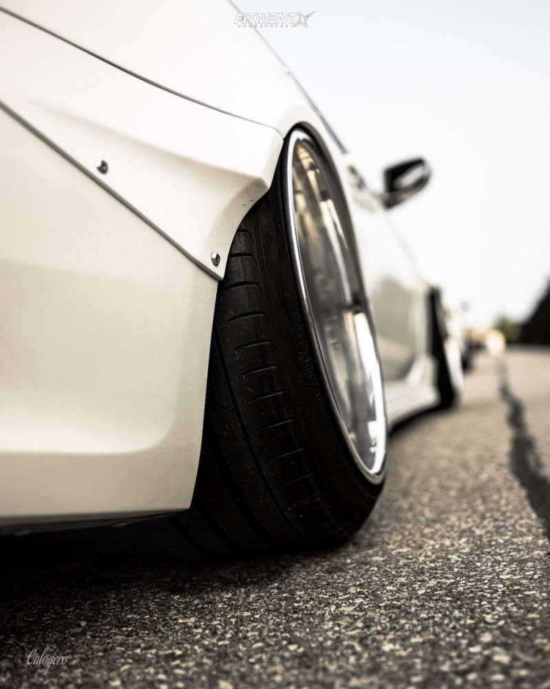 2010 Hyundai Genesis Coupe 3.8 GT with 19x11.5 Weds Bazreia and ...