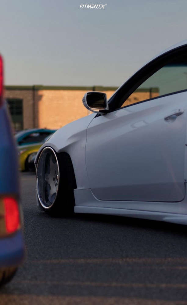 2010 Hyundai Genesis Coupe 3.8 GT with 19x11.5 Weds Bazreia and ...