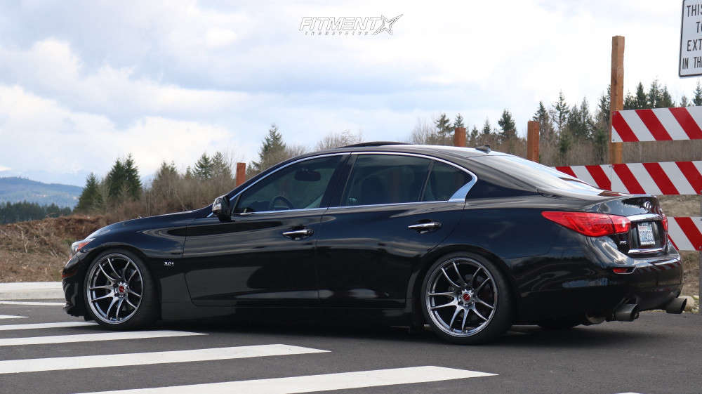 2016 INFINITI Q50 Premium with 19x10.5 Work Emotion Cr Kiwami and ...