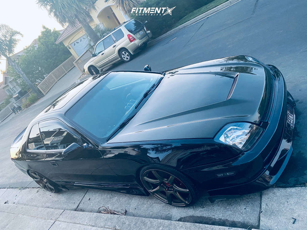 1998 Honda Prelude Base with 18x8.5 Work Emotion T7r and Pirelli 225x35 ...