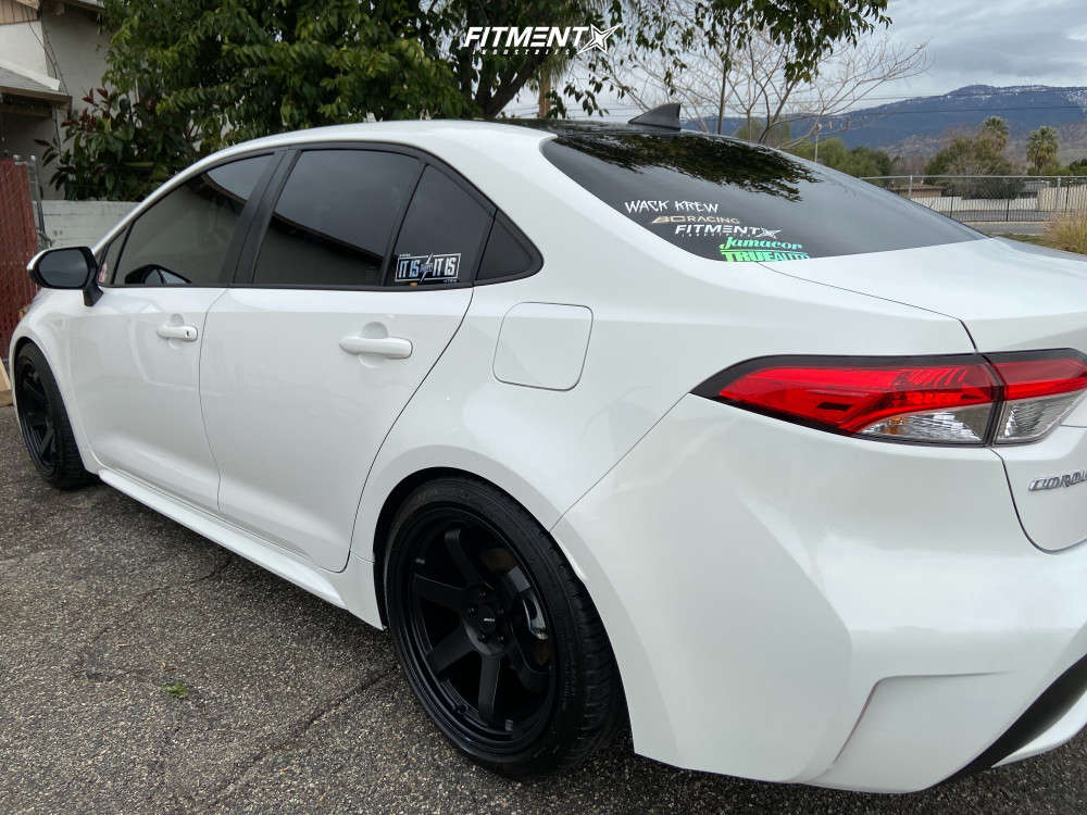 2020 Toyota Corolla LE with 18x9.5 AVID1 AV6 and Michelin 235x40 on ...