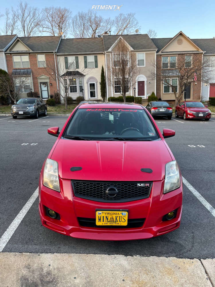 2007 Nissan Sentra SE-R Spec V with 17x8 Enkei Evo Viii and Firestone ...