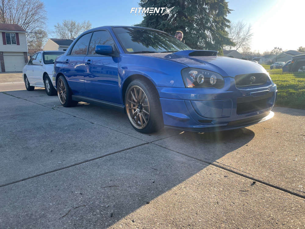 2004 Subaru WRX Base with 18x8.5 Cosmis Racing R1 and Nitto 225x40 on ...