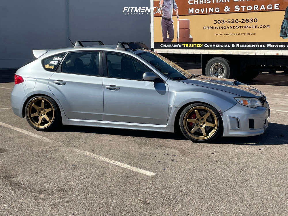2013 Subaru WRX Base with 18x9 Rota Grid and Patriot 225x40 on ...