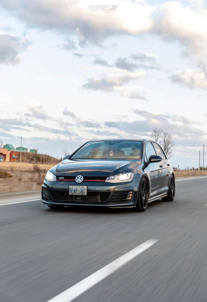 2017 Volkswagen GTI Autobahn with 18x8.5 Rotiform Las-r and Firestone ...