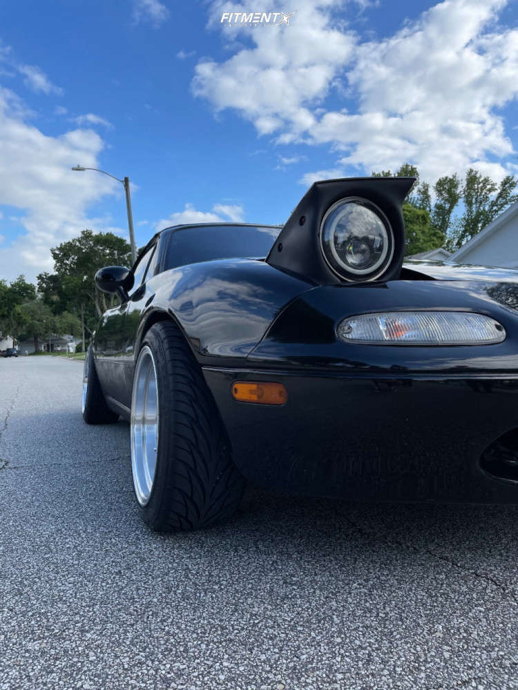 1995 Mazda MX-5 Miata Base with 15x8 MST Time Attack and Federal 195x45 ...