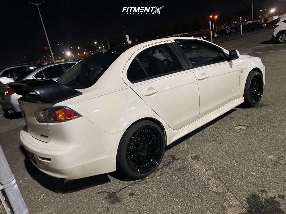 2013 Mitsubishi Lancer SE with 19x8.5 ESR Sr01 and Toyo Tires 235x35 on ...