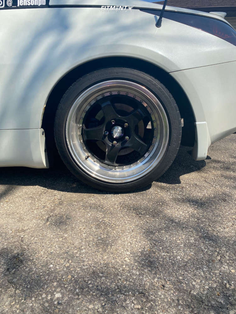 2004 Nissan 350Z Enthusiast with 18x10.5 Rota D2 and Continental 245x40 ...