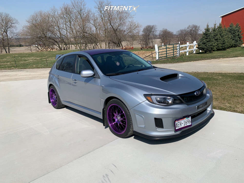 2014 Subaru WRX Base with 18x8.5 Shift Crank and BFGoodrich 255x40 on ...