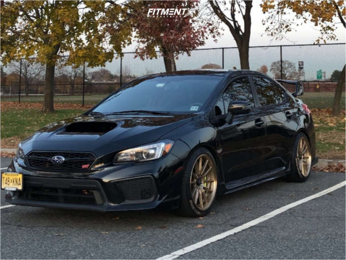 2019 Subaru WRX STI Base with 18x9.5 Cosmis Racing R1 and Nankang ...