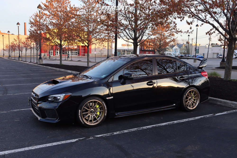 2019 Subaru WRX STI Base with 18x9.5 Cosmis Racing R1 and Nankang ...