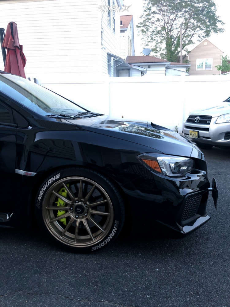 2019 Subaru WRX STI Base with 18x9.5 Cosmis Racing R1 and Nankang ...